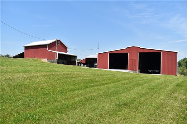 Well-Located 9.2 Acre Lot with Multiple Barns/Garages - Hess Auction Group